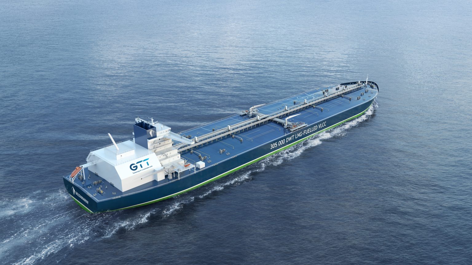 Deltamarin and GTT receive ClassNK AiP for LNG fueled VLCC | Deltamarin