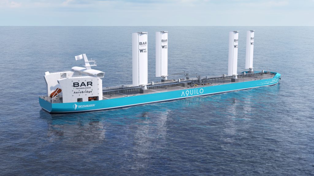 Deltamarin and BAR Technologies unveil a new wind-optimized hull