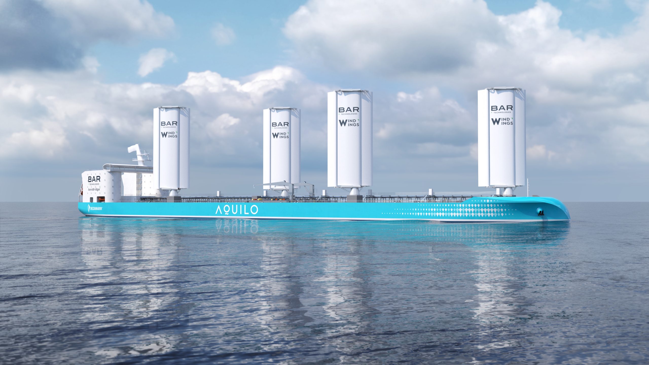 Deltamarin and BAR Technologies unveil a new wind-optimized hull
