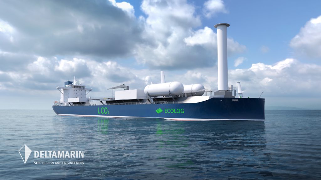 Deltamarin and ECOLOG unveil LP LCO2 carrier design - Deltamarin