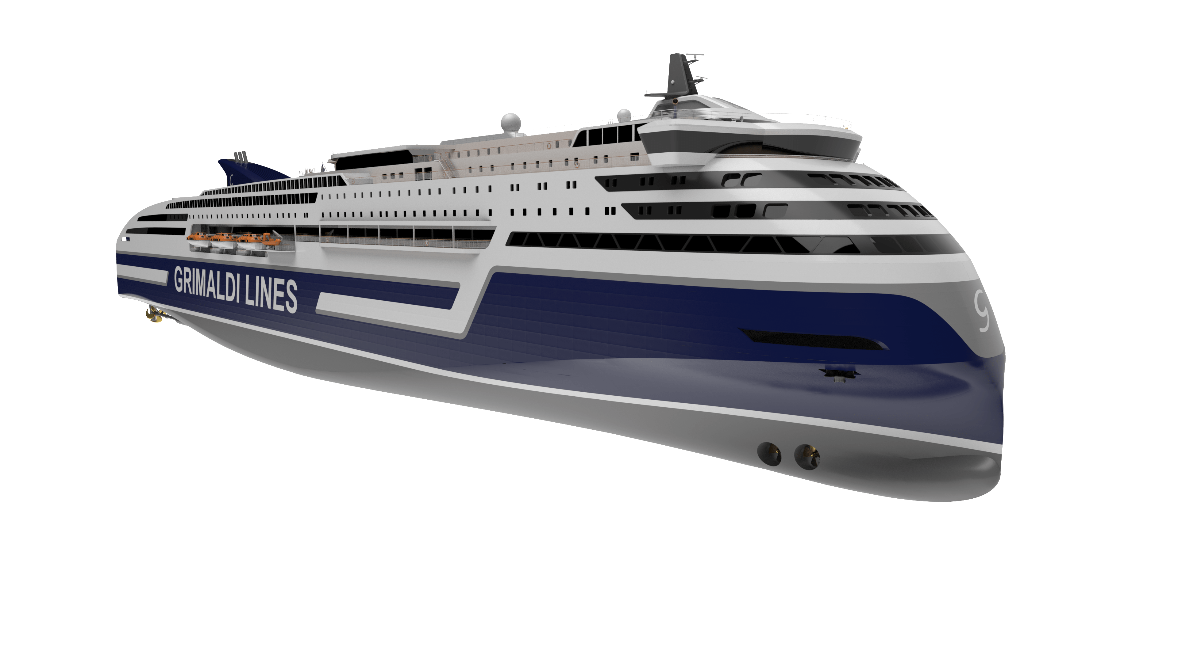 Deltamarin wins basic and detail design contract for six pioneering RoPax Vessels for Grimaldi Lines